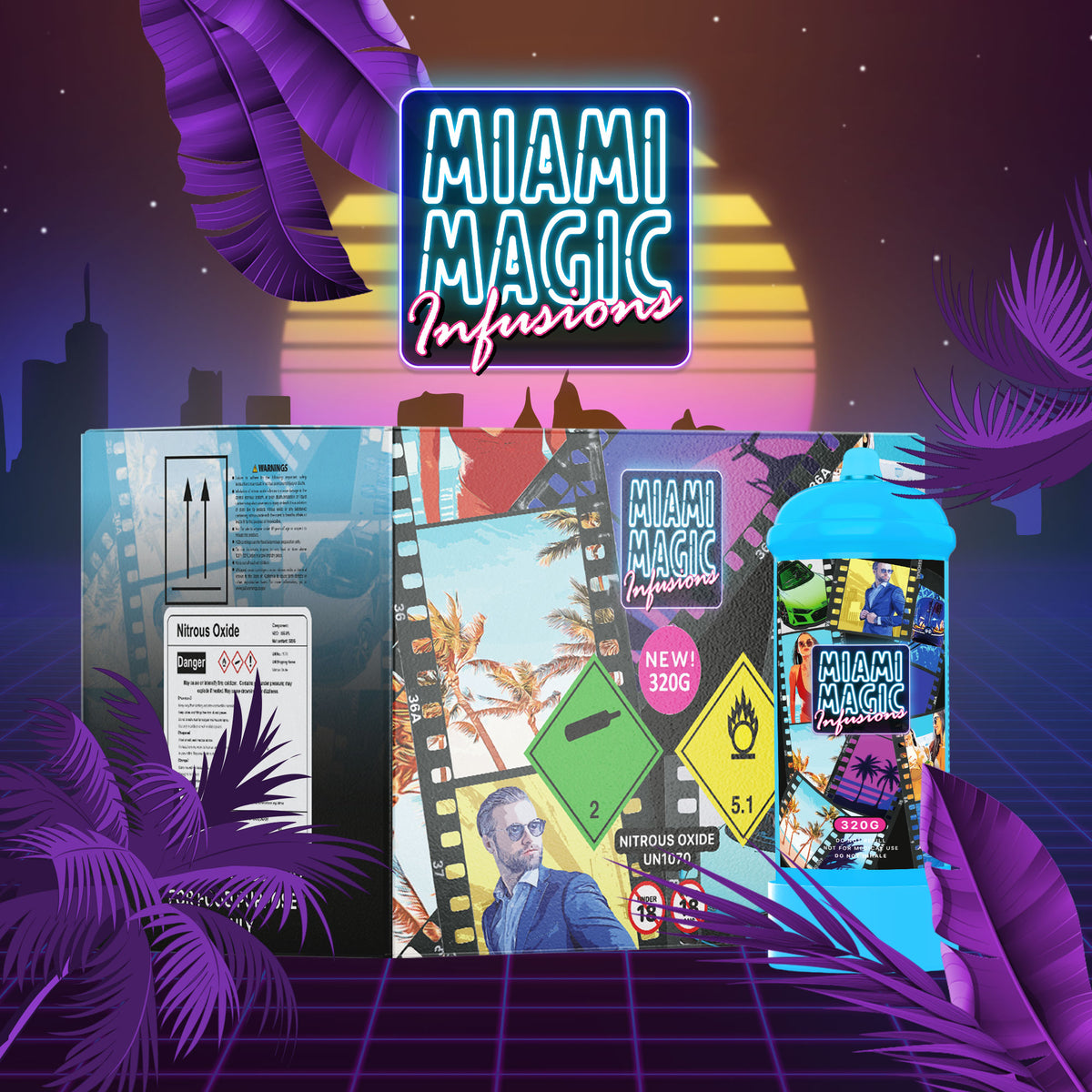 Miami Magic Infusions 320g Canister – QuickWhipChargers